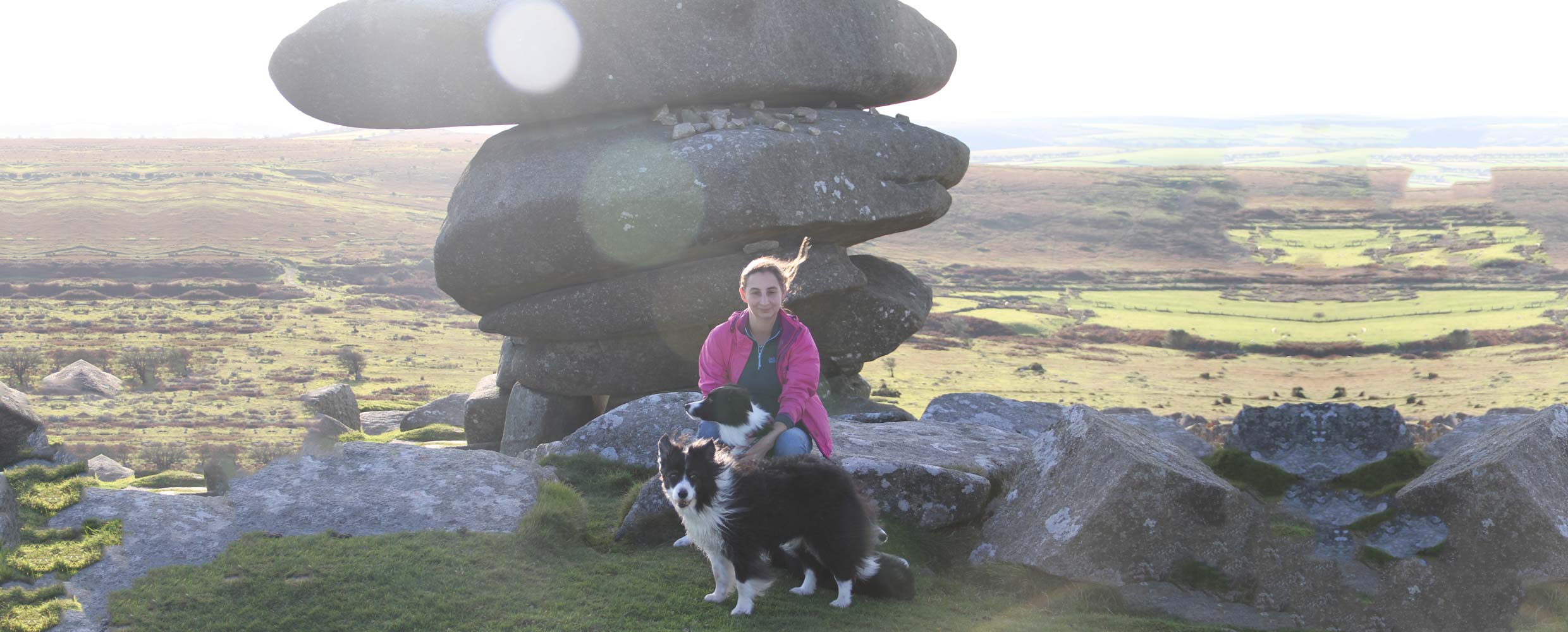 Alison Roets and her Freyasway Border Collie puppies in Reading